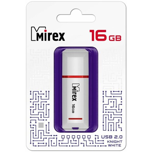 Флешка USB Flash Drive MIREX KNIGHT WHITE 16GB