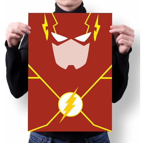 Плакат BUGRIKSHOP А1 принт "Флэш, The Flash" - TF0010