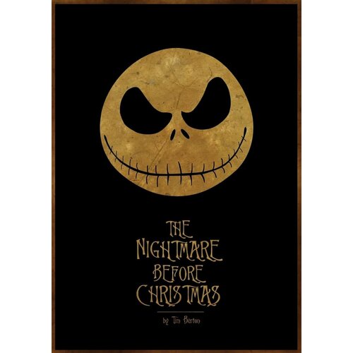 Плакат, постер на бумаге Кошмар перед Рождеством (The Nightmare Before Christmas, 1993г). Размер 60 х 84 см