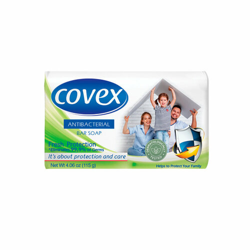 Туалетное мыло антибактериальное Covex Antibacterial Fresh Protection 115 г
