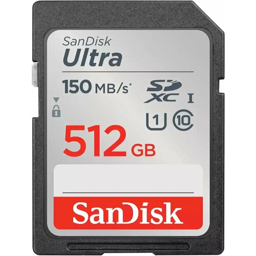 Карта памяти 512Gb SD SanDisk Ultra (SDSDUNC-512G-GN6IN)