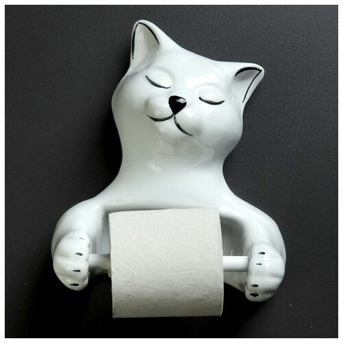 Держатель для туалетной бумаги "Кошка"