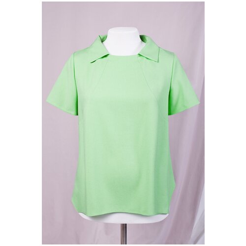 Блуза Mila Bezgerts, размер 54, зеленый