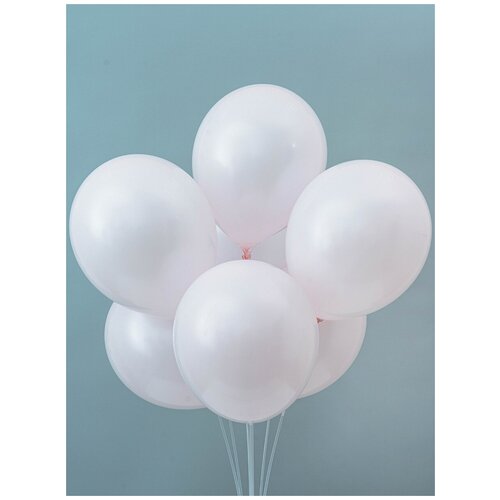 Воздушные шары латексные Riota Макарунс, нежно-розовый, 30 см, набор 15 шт