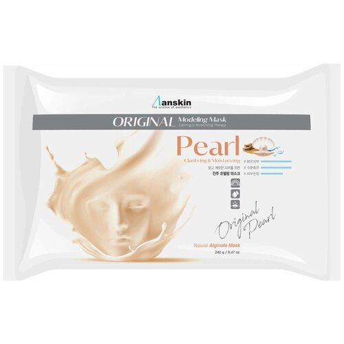 Маска альгинатная с экстрактом жемчуга Pearl Modeling Mask 240гр ANSKIN