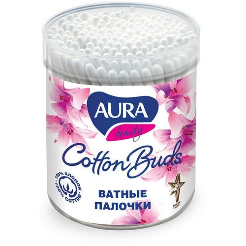 Ватные палочки Aura Beauty 200 шт