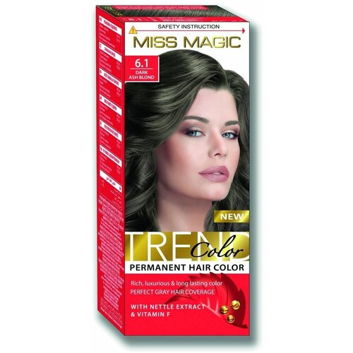 Trend Color краска для волос 6.1 - темно-русый пепельн