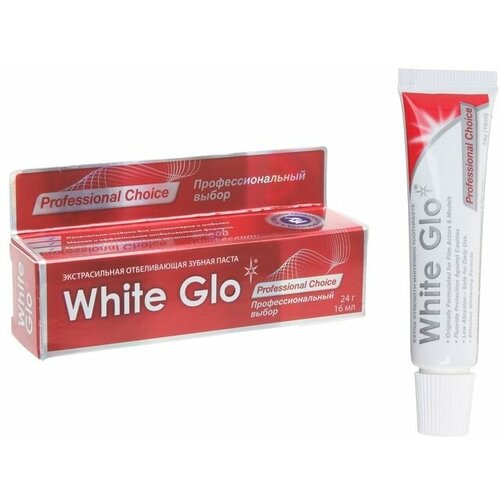 Отбеливающая зубная паста White Glo, «Профессиональный выбор», 24 г