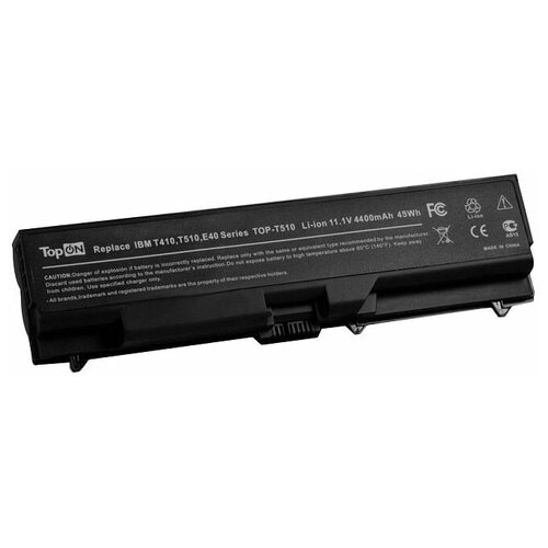 Аккумулятор для ноутбуков Lenovo ThinkPad L410, T410, W510, E40, Edge 14, 15, E520. 11.1V 4400mAh 49Wh. PN: 42T4235, 51J0499.