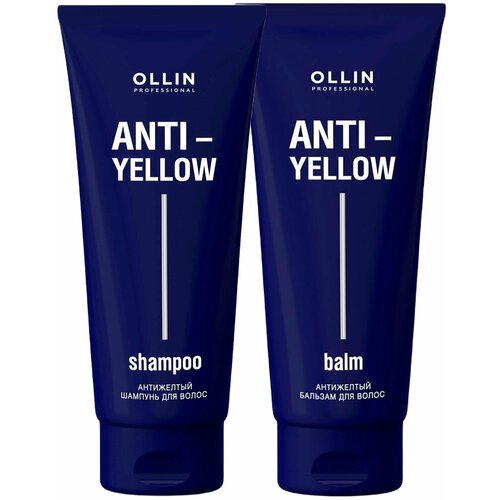 OLLIN ANTI-YELLOW Шампунь+бальзам 250мл