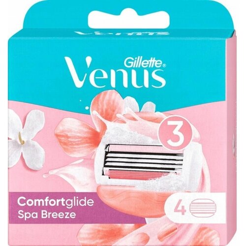 VENUS ComfortGlide SPA Breeze 4 шт. Сменные кассеты для женского бритья