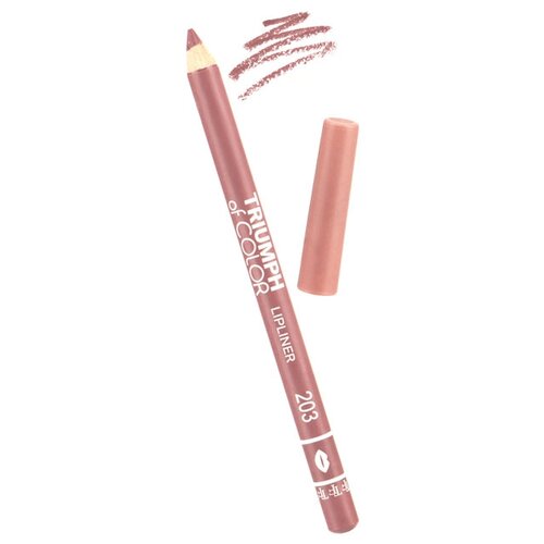 TF Cosmetics карандаш для губ Triumph Of Color Lipliner, 203 сиренево-розовый