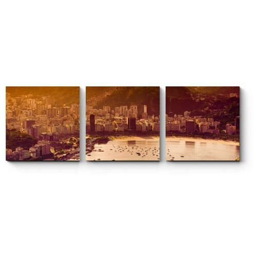 Модульная картина Чудесный Рио-де-Жанейро 180x60