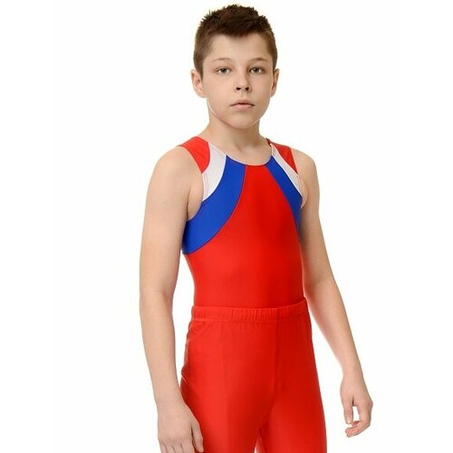 Комбинезон для гимнастики и танцев SKAT, размер 42, красный