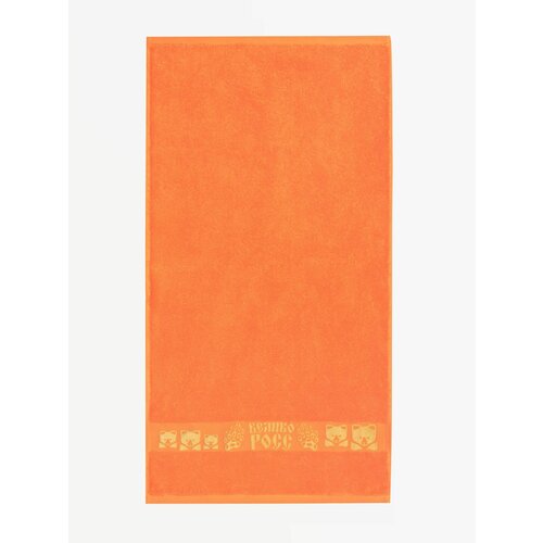 Полотенце махровое Золотая Дубрава оранжевого цвета, 40х70
