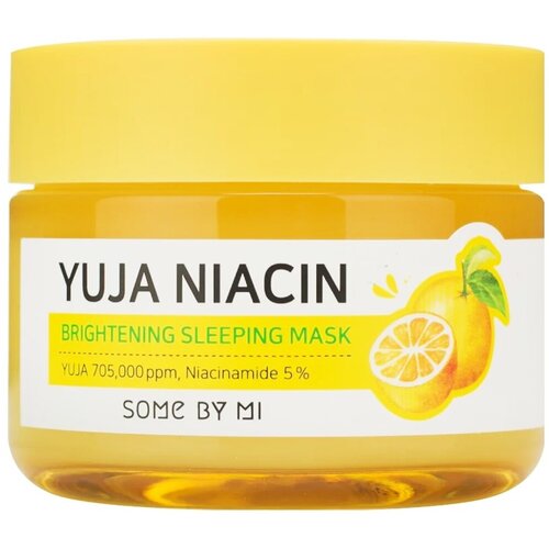 Ночная маска для выравнивания тона лица с юдзу и ниацинамидом 5% Some by Mi Yuja Niacin Brightening Sleeping Mask
