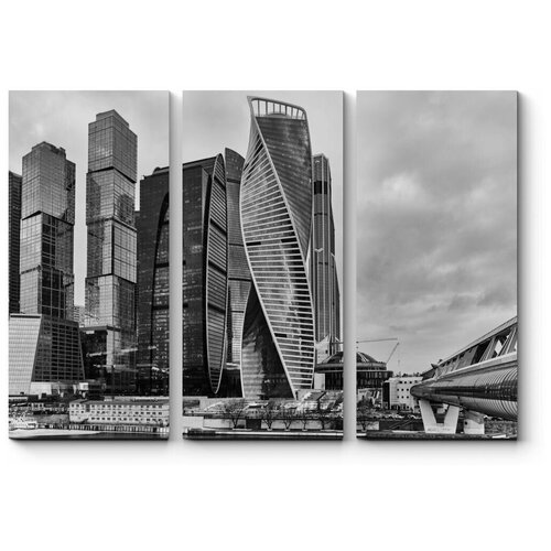 Модульная картина Московский бизнес центр160x115