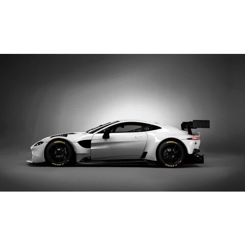 Картина на холсте 60x110 Альянс Лес "Aston Martin GT3" на подрамнике / интерьер/ декор