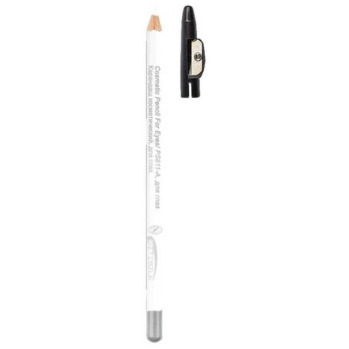 Sitisilk Карандаш косметический для глаз с точилкой Cosmetic Pencil For Eyes, PS 611-A, тон 04 белый, дерево