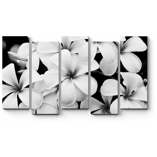 Модульная картина Лаконичные цветы 110x64