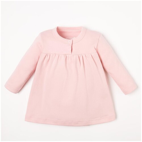 Платье Крошка Я, размер 86-92, розовый