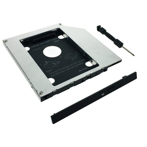 Сменный бокс (optibay) для HDD 2.5" Espada SS95, металл/пластик, черный