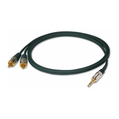 DAXX J45 Аналоговый аудио кабель Mini-Jack - 2RCA (AUX) 1.1м