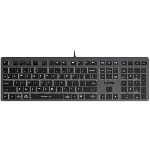 Клавиатура проводная A4Tech FX60 Grey/White