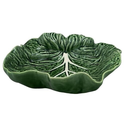 Блюдо "Капуста", длина 26 см, цвет зеленый, керамика, Bordallo Pinheiro, BOR65000560