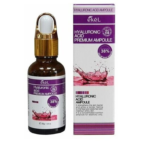 Ekel Сыворотка ампульная с гиалуроновой кислотой - Premium ampoule hyaluronic acid, 30г