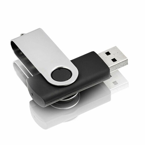 USB флешка, USB flash-накопитель, Флешка Twist, 128 Гб, черная, арт. F01 USB 3.0