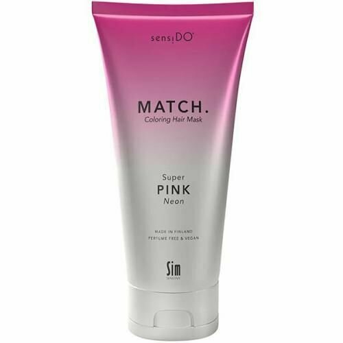 Sim Sensitive Маска оттеночная SensiDo Match Super Pink Neon розовый неоновый, 200 мл