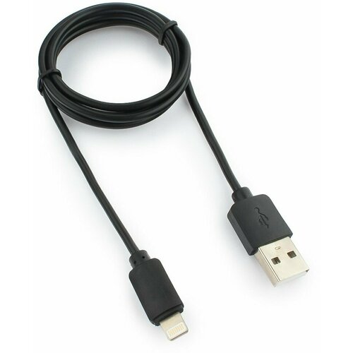 Набор из 3 штук Кабель USB Гарнизон GCC-USB2-AP2-1M AM/Lightning, для iPhone5/6/7/8/X, IPod, IPad, 1 м, черный
