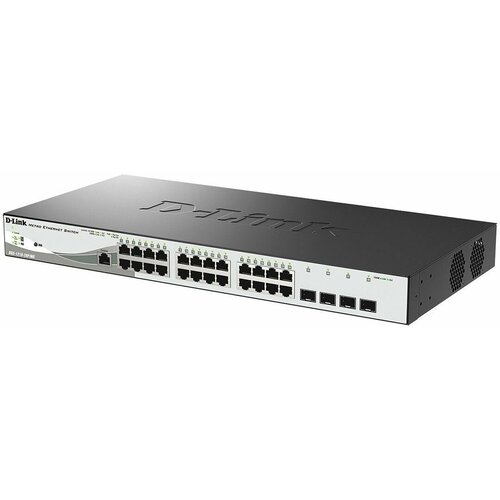 Коммутатор D-Link DGS-1210-28P/ME/B2A 24 порта 10/100/1000Base-T 4 порта 1000Base-X SFP