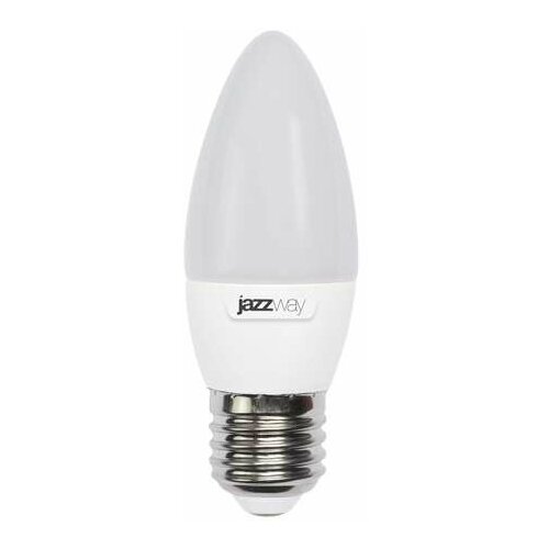 Лампа светодиодная PLED-SP C37 7Вт свеча 5000К холод. бел. E27 560лм 230В JazzWay 1027849-2 (5шт.)