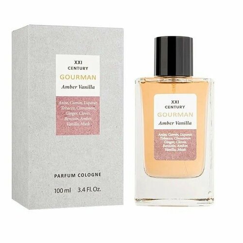 XXI CENTURY Gourman Amber Vanilla Parfum Cologne, 100мл