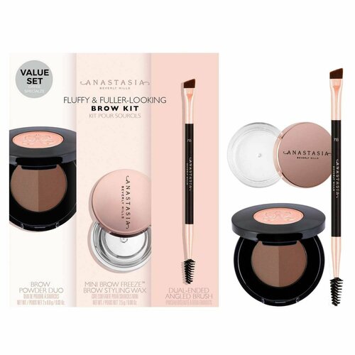 Набор Anastasia Beverly Hills - Fluffy & Fuller-Looking Brow Kit (Soft Brown)