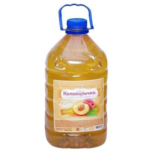 Мыло жидкое Душистый Колокольчик "Персик" с глицерином, 5000мл, ПЭТ-бутыль, 4шт.