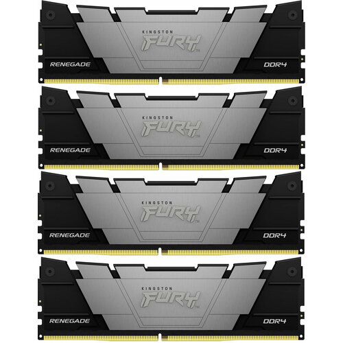 Память DDR4 4x8GB 3600MHz Kingston KF436C16RB2K4/32 Fury Renegade Black RTL Gaming PC4-25600 CL16 DIMM 288-pin 1.35В