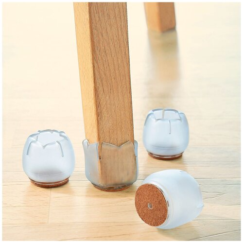 Защитные колпачки для ножек стульев, диаметр 2-3 см, 4 штуки