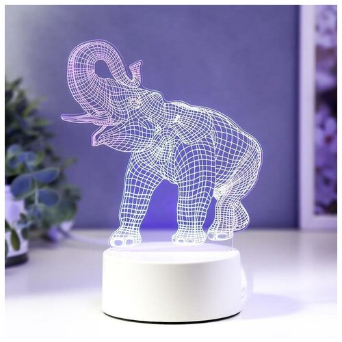 RISALUX Светильник "Слон" LED RGB от сети RISALUX