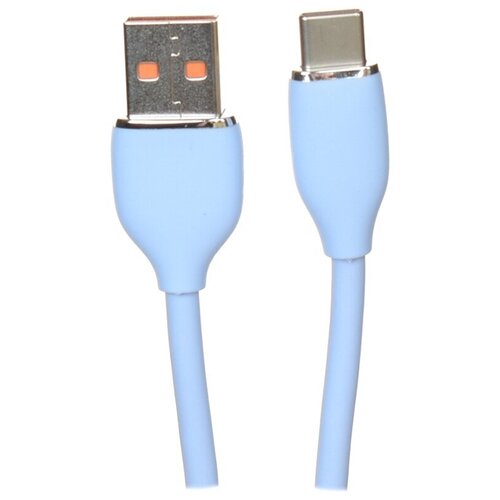 Кабель Baseus Jelly Liquid Silica Gel USB - Type-C 5A 100W 1.2м (CAGD010001, CAGD010003) голубой