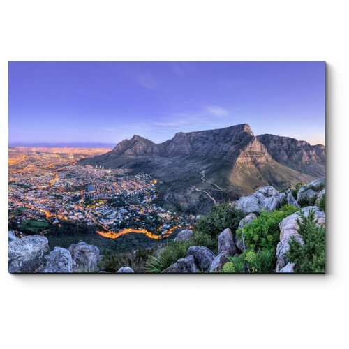 Модульная картина Горная тропа близ Кейптауна 110x73