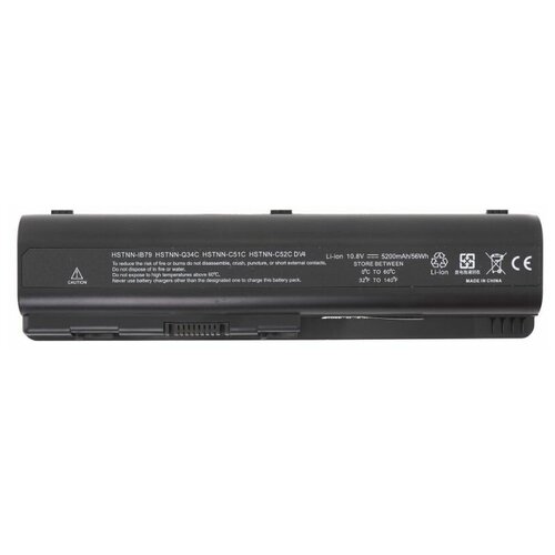 Аккумулятор (батарея) для ноутбука HP Pavilion DV6-1400 (HSTNN-CB72 10,8V 5200 mAh)