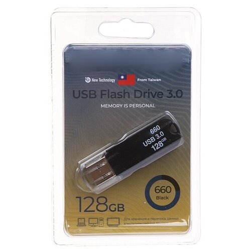 USB Flash Drive 128Gb - Exployd 660 3.0 EX-128GB-660-Black