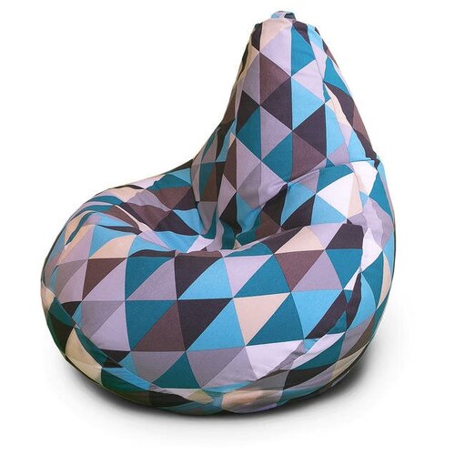 MyPuff кресло-мешок Груша, размер ХХХL-Стандарт, мебельный хлопок, Ромб