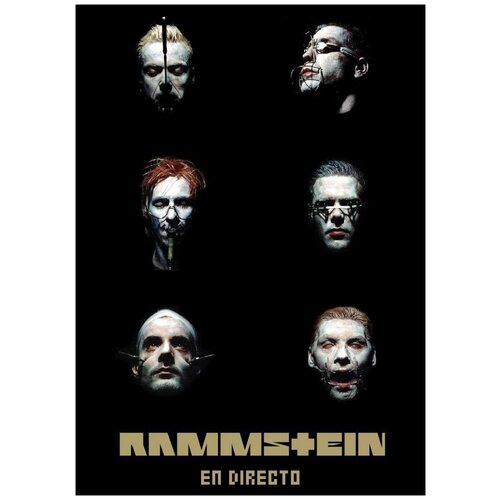 Плакат, постер на бумаге Rammstein/Рамштайн. Размер 21 х 30 см