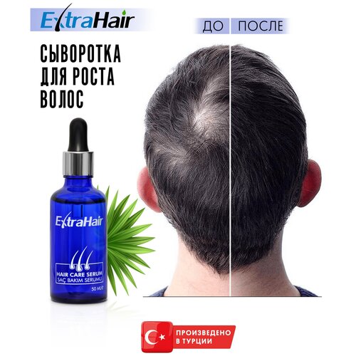 Сыворотка лосьон Extra Hair средство для роста и против выпадения волос и бороды 50 мл. Extra Hair