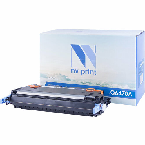 Лазерный картридж NV Print NV-Q6470ABk для HP LaserJet Color 3505, 3505x, 3505n, 3505dn, 3600, 3600n (совместимый, чёрный, 6000 стр.)