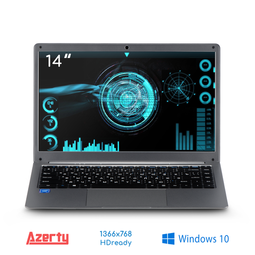 Ноутбук Azerty AZ-1406 (14" TN 1366x768, Intel N3350 2х1.10GHz, 6Gb DDR4, 256Gb SSD)